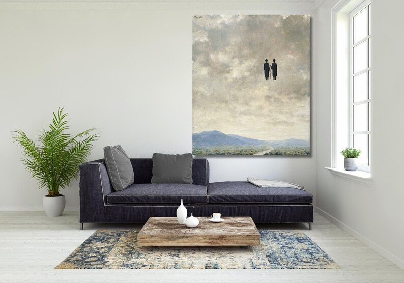 Rene Magritte Canvas Print , Rene Magritte Roll Print, Home Decor, L ...