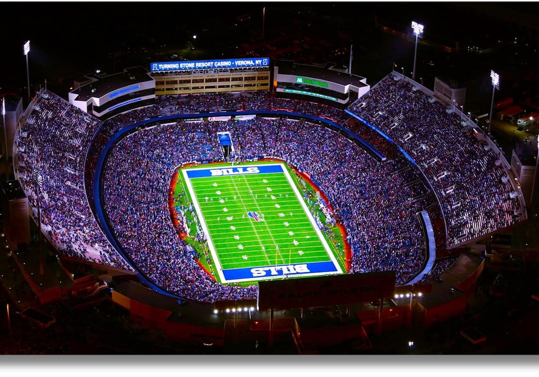 Buffalo Bills Stadium Canvas Wall Art, Bills Stadium Poster, the ...