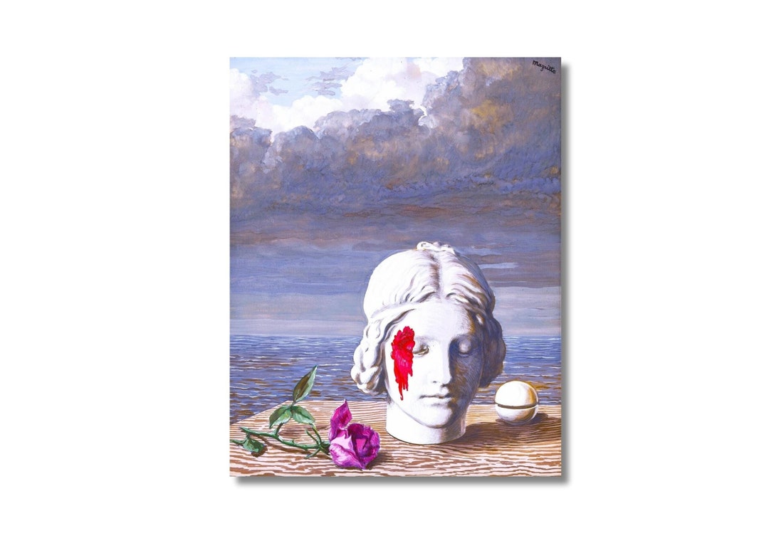 Rene Magritte Canvas Print,memory 1948 Wall Art Poster,memory 1948 ...