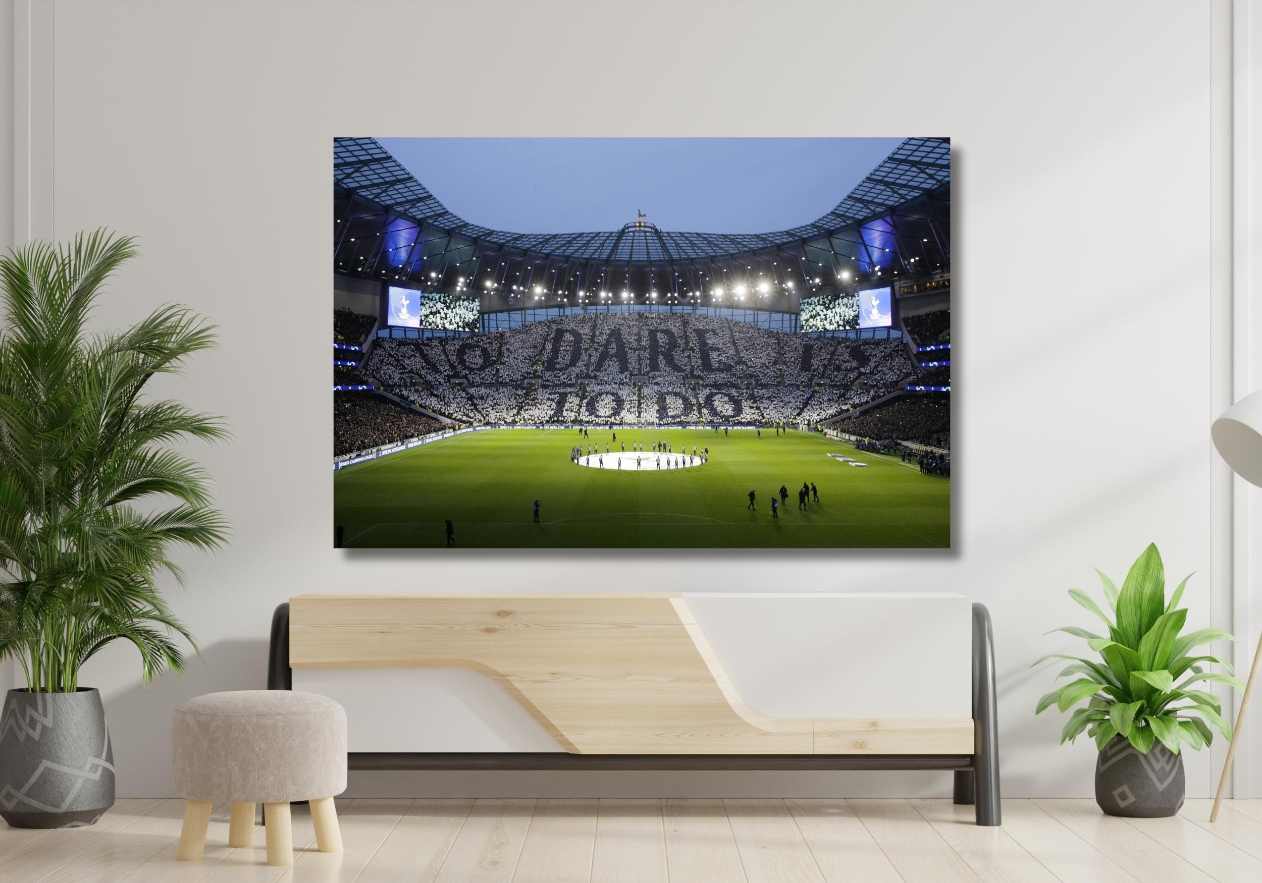 Tottenham Hotspur Football Club Poster Tottenham Hotspur Stadium Print ...