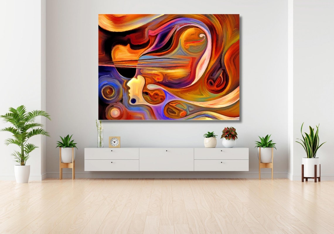 Abstract Art Canvas,modern Abstract Painting,contemporary Art Decor ...