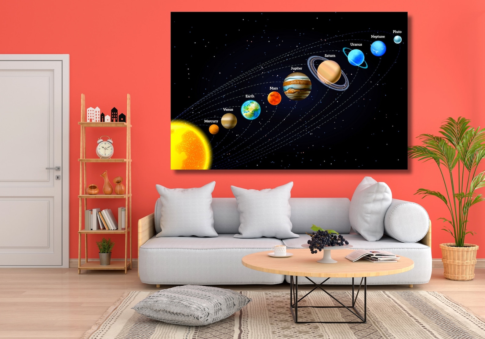 Solar System Wall Art,solar System Canvas Print,solar System Poster ...