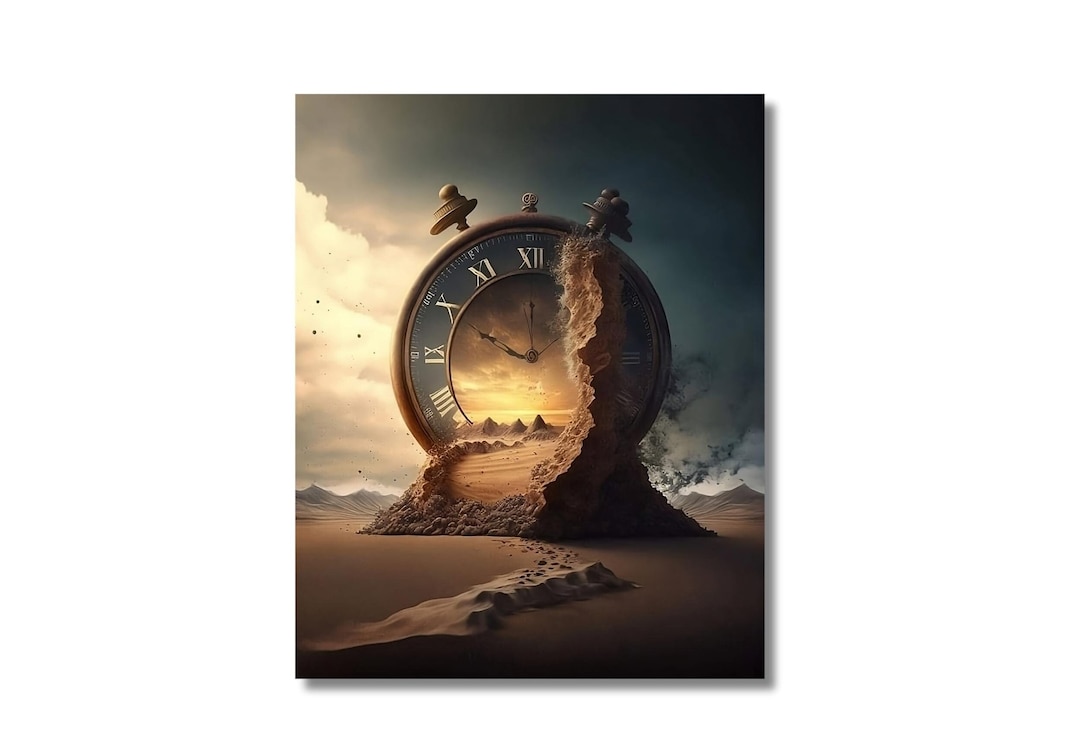 Vintage Timepiece Canvas,poster Print Decor for Home & Office ...