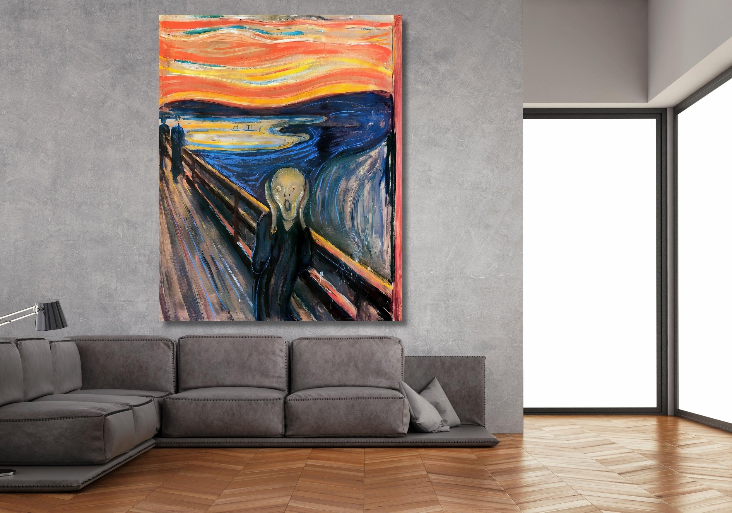 Edvard Munch's the Scream Painting 1893 National Gallery Norway ...