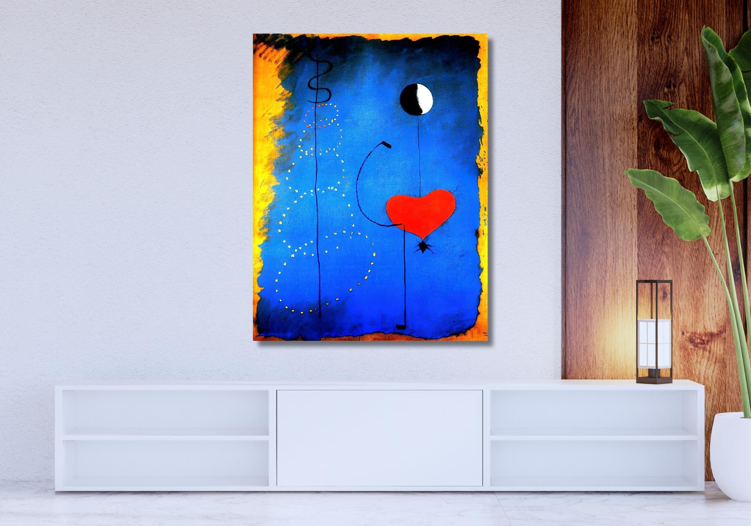 Joan Miro Exhibition 1925 by Poster,dancer Canvas Wall Print,joan Miro ...