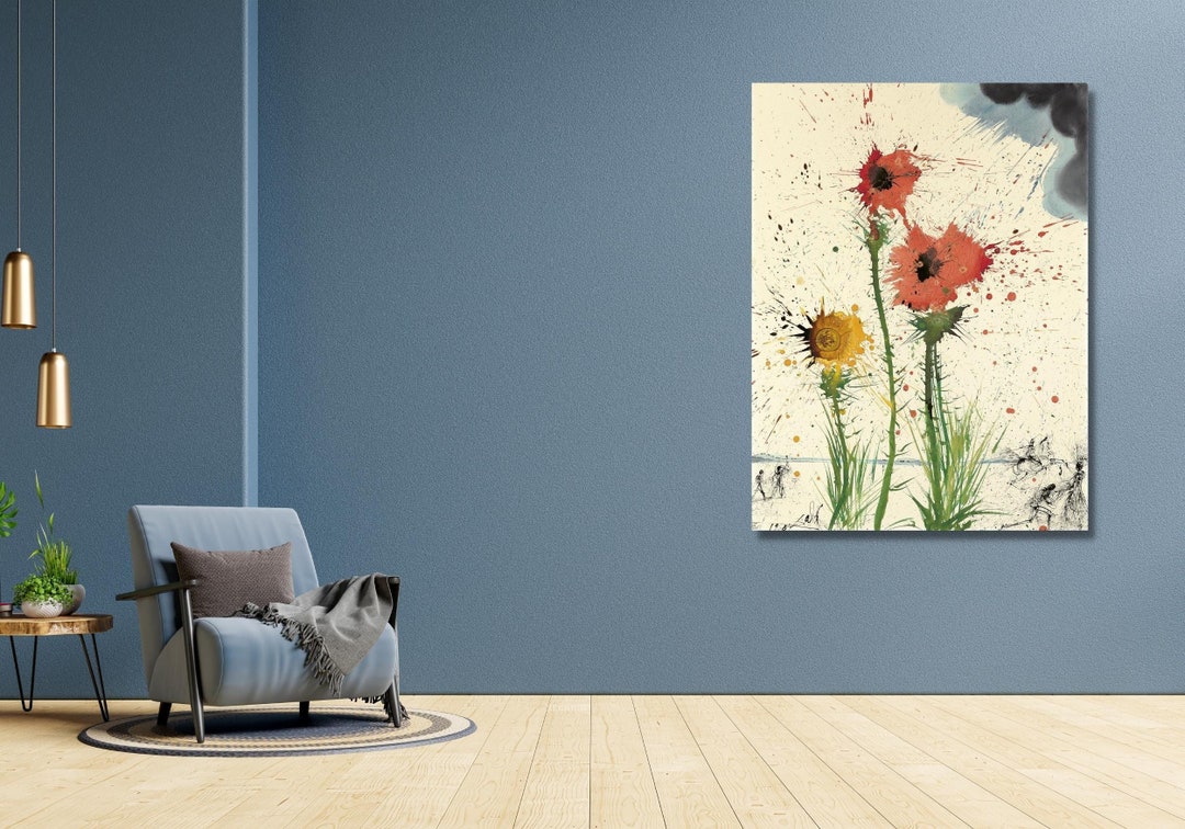 Salvador Dali Spring Explosive 1965 Canvas Print,salvador Dali ...