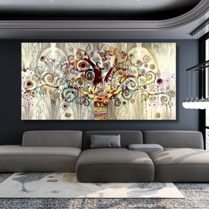 Klimt Tree of Life,stoclet Frieze Canvas,famous Austrian Artist Print ...