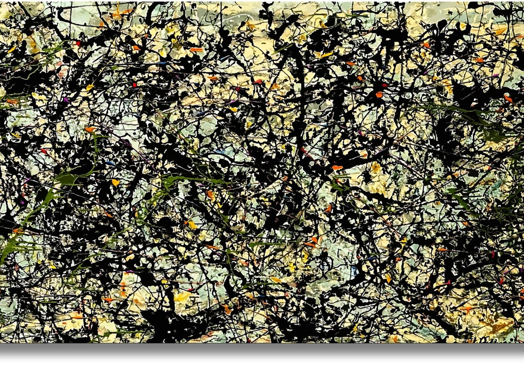 Jackson Pollock Print,lucifer Print, Lucifer Poster,jackson Pollock ...