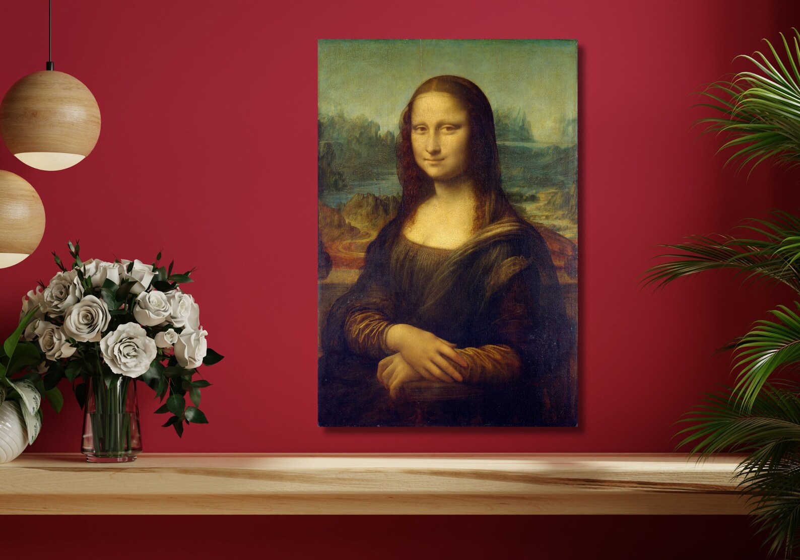 Mona Lisa von Leonardo da Vinci Leinwand Wand Kunst Druck,Leonardo da ...