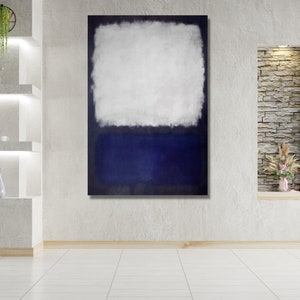 Mark Rothko Blue and Grey 1962 Canvas Reproduction, Rothko Reproduction ...