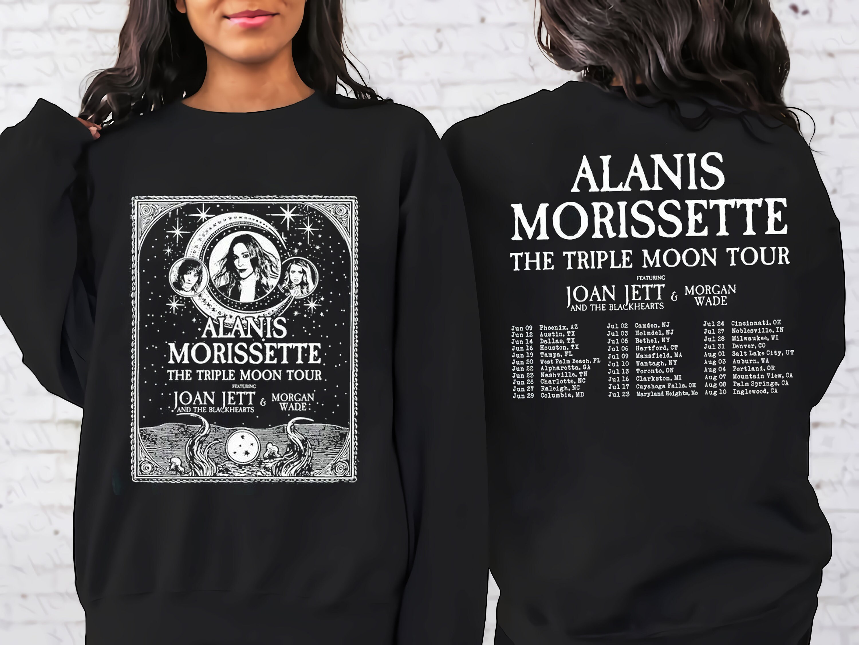 Alanis Morissette The Triple Moon Tour 2024 Fan Sweatshirt sold by ...