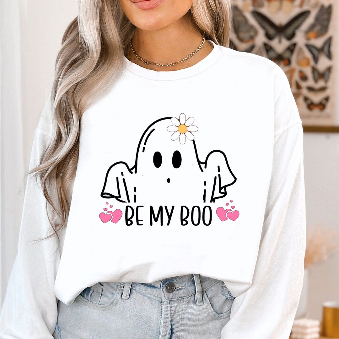 Be My Boo Valentines Day Ghost Valentine Shirt, Sweatshirt, Hoodie All ...