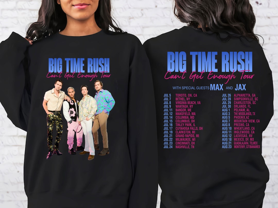 Big Time Rush Band Can T Get Enough Tour Shirt Pop Music 2023 Etsy