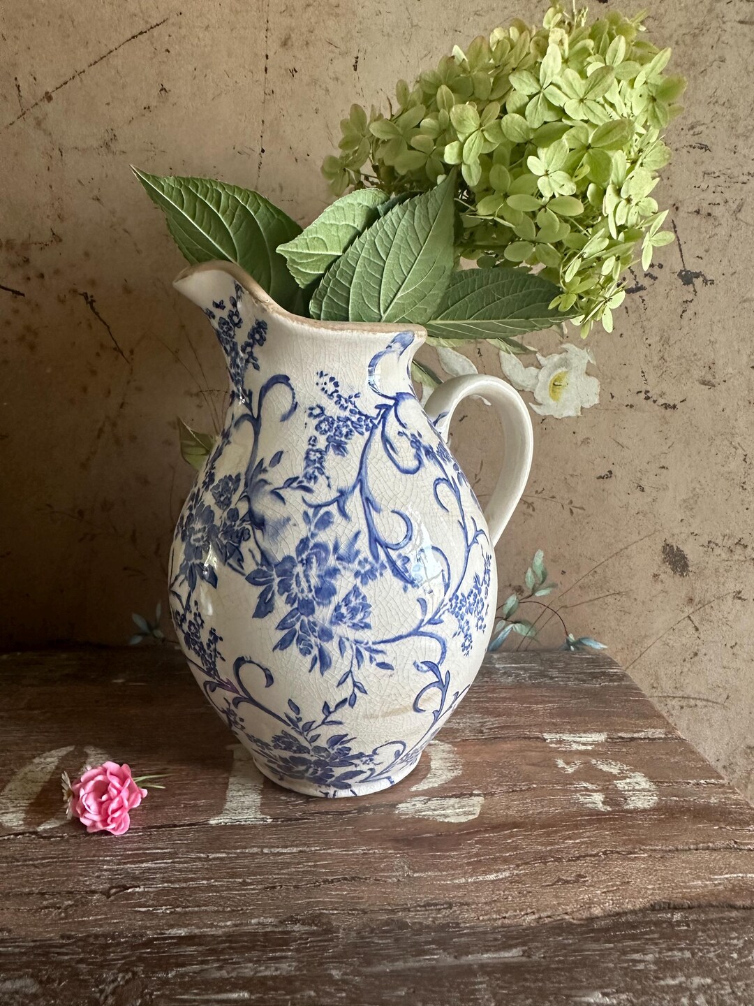 Jug Ceramic Jug Decoration Vintage Antique Finish Jug - Etsy