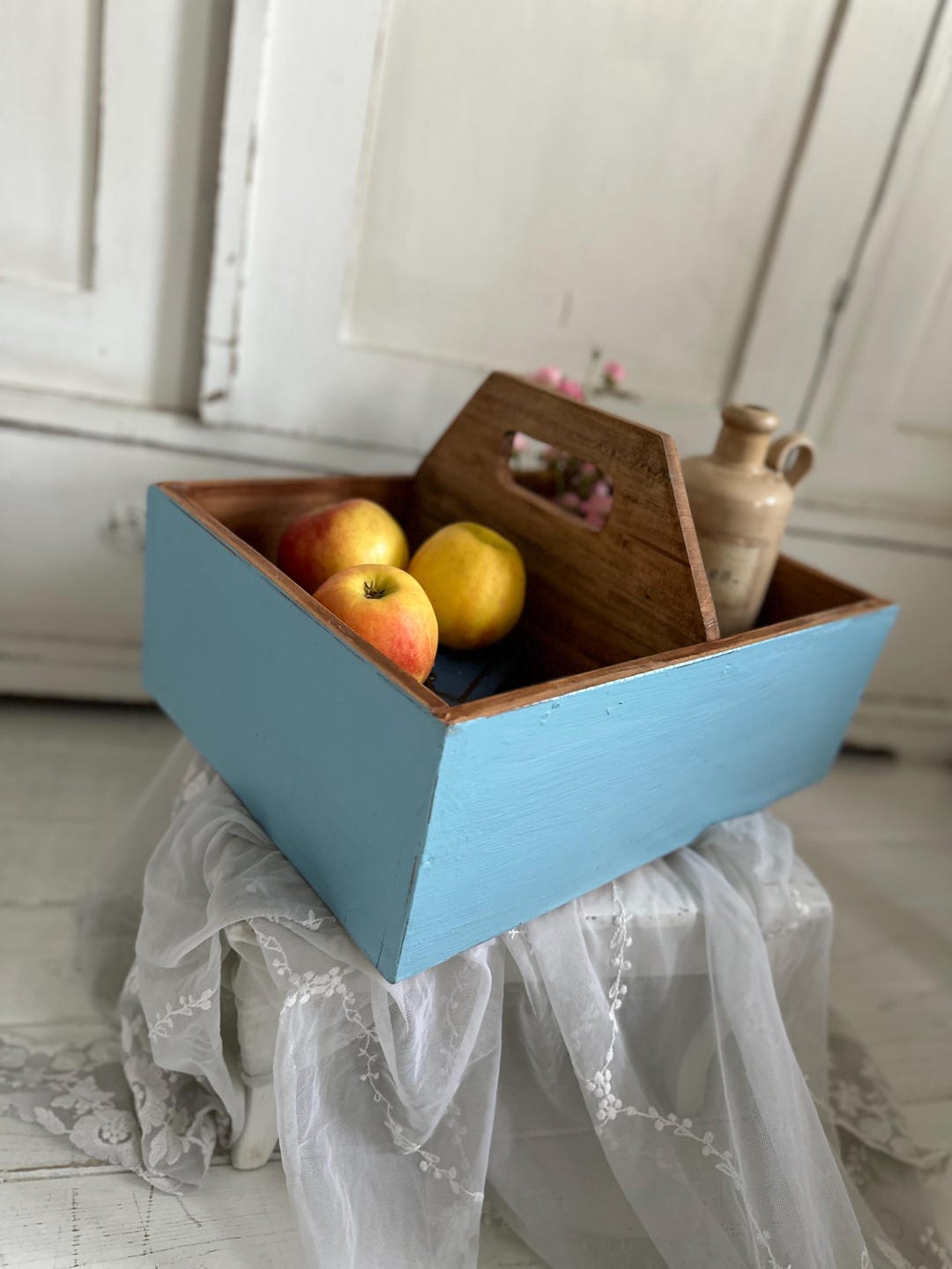Sorting Box Wooden Box Antique Finish Wooden Box Etsy