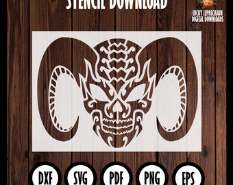 Hannya Samurai Mask SVG Demon Japanese Warrior Oni Mask Asian Art ...