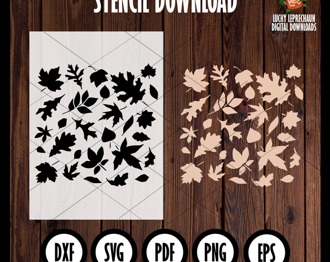 Leaves Seamless Pattern SVG - Leaf Pattern SVG - Foliage Pattern for ...