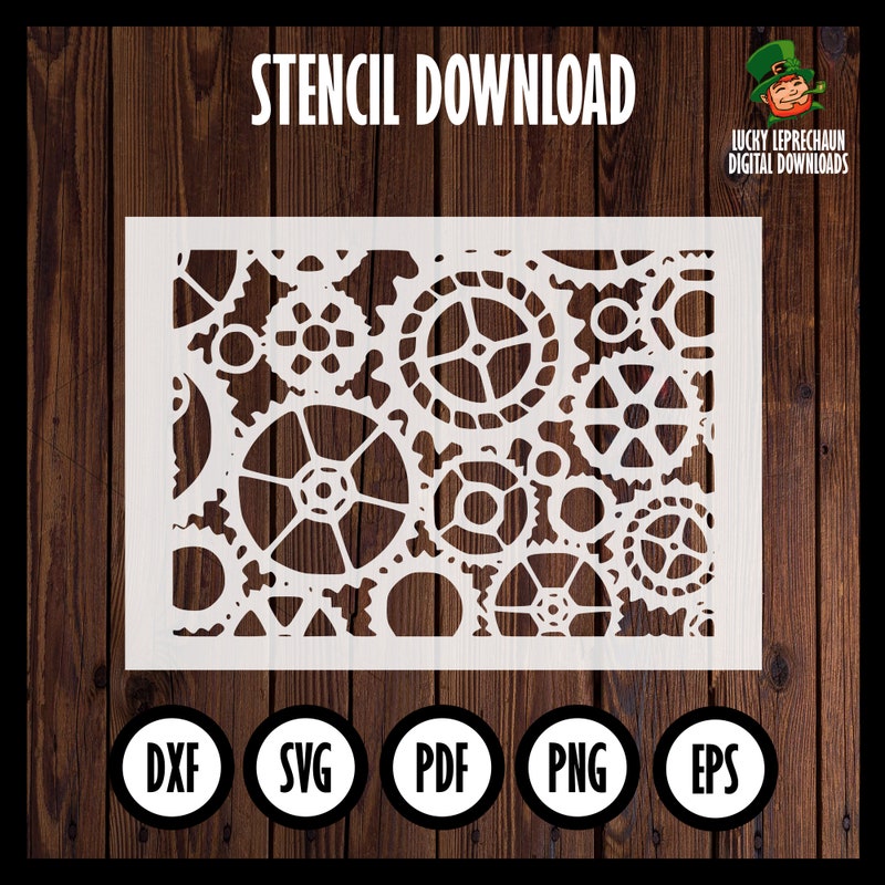 Steampunk Stencil - Etsy