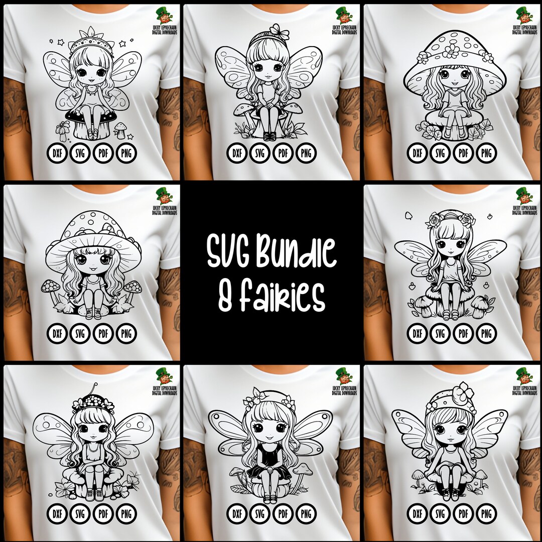 Fairy,faries,svg,png,pdf,cricut File,digital Download,t Shirt Design - Etsy