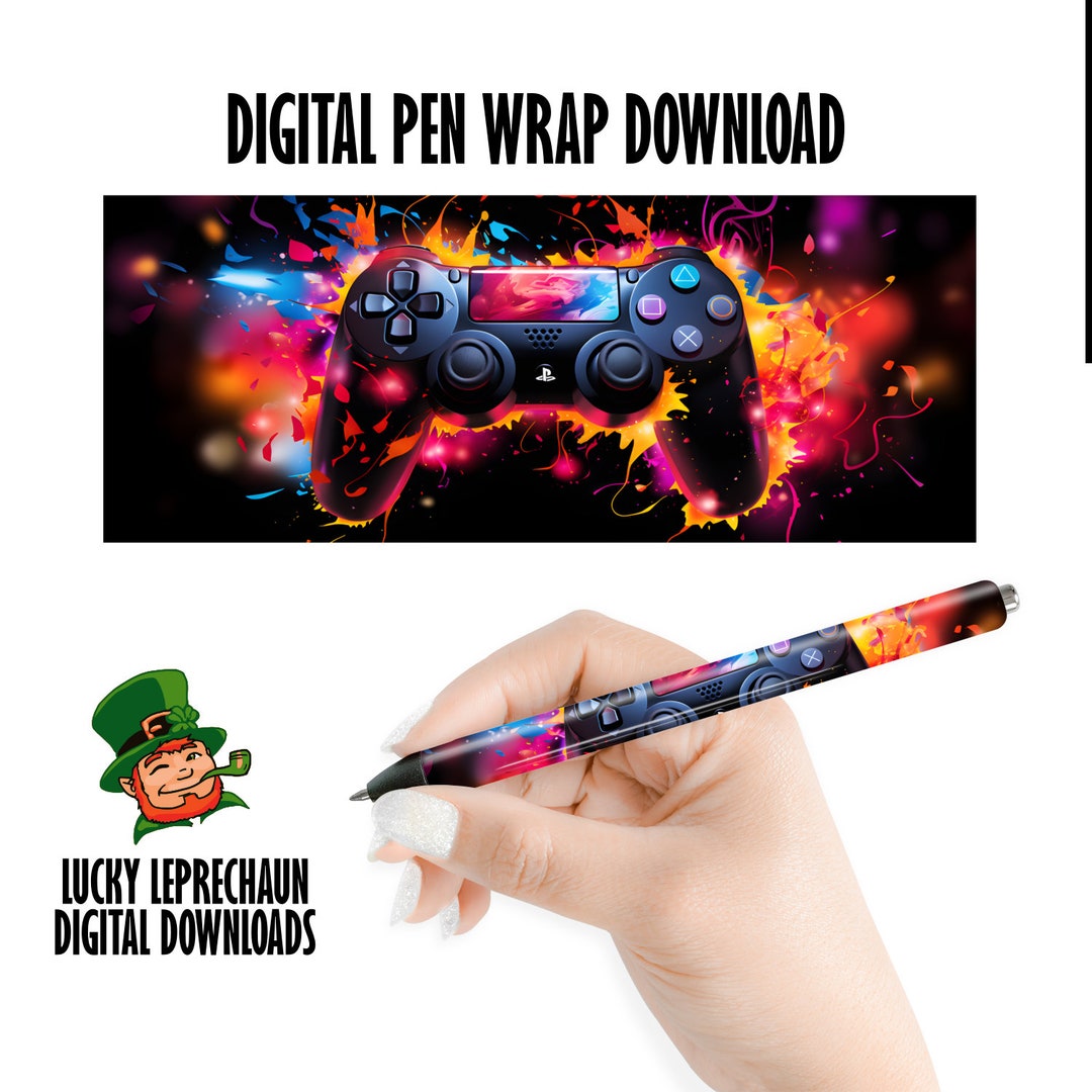 Playstation, Pen Sublimation Template - Sublimation Designs Pen ...