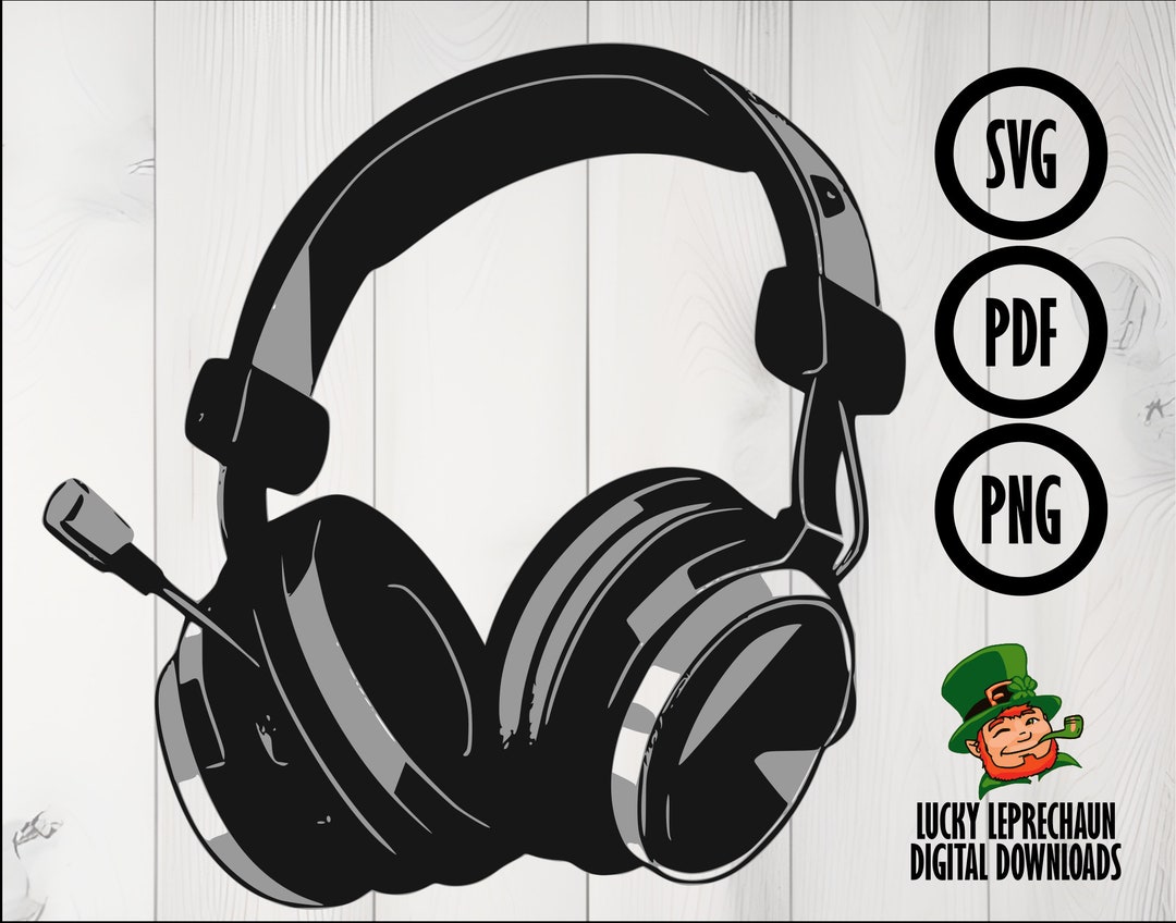 Headphones,svg,png,pdf,cricut File,digital Download, - Etsy