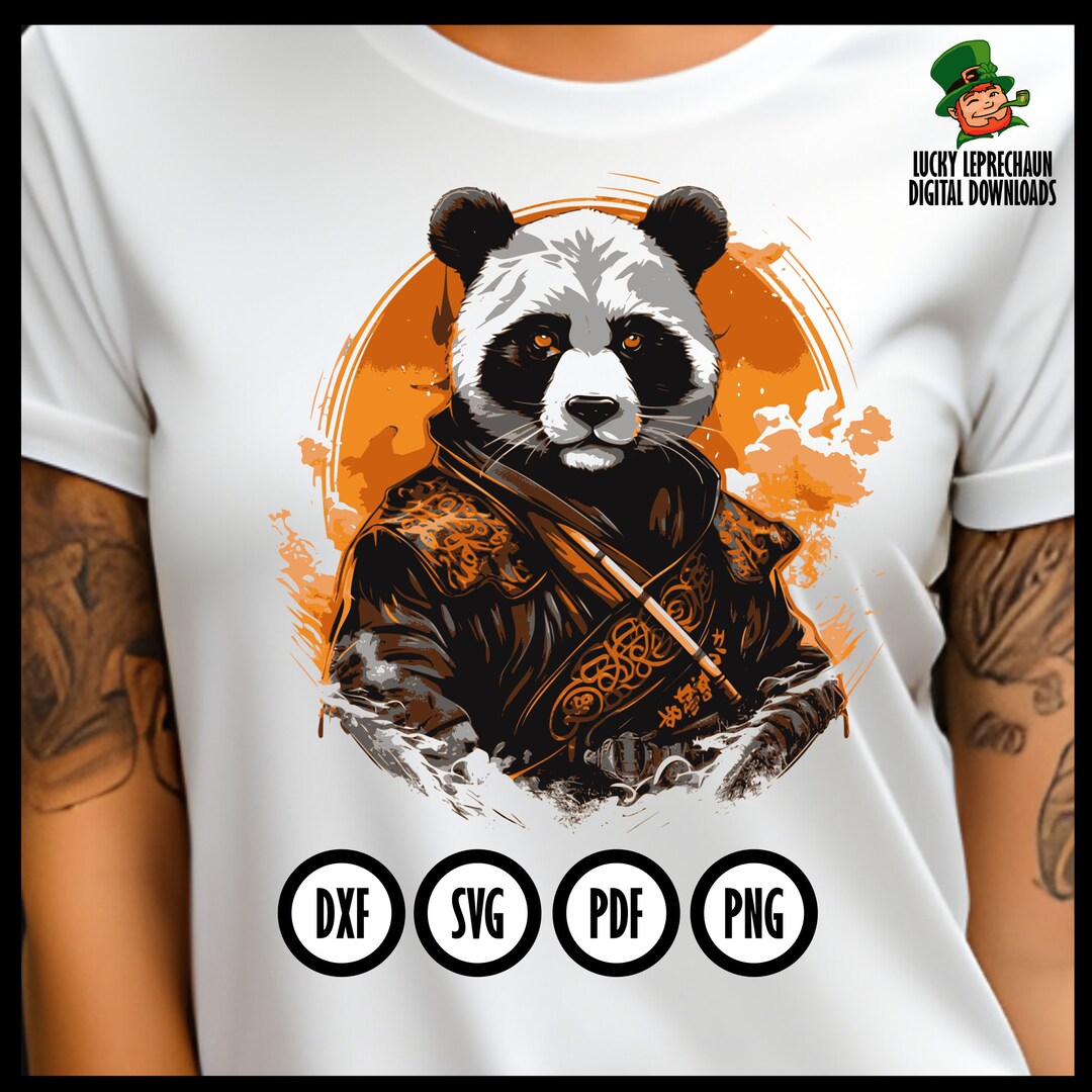Panda,kung Fu,svg,png,pdf,cricut File,digital Download, - Etsy