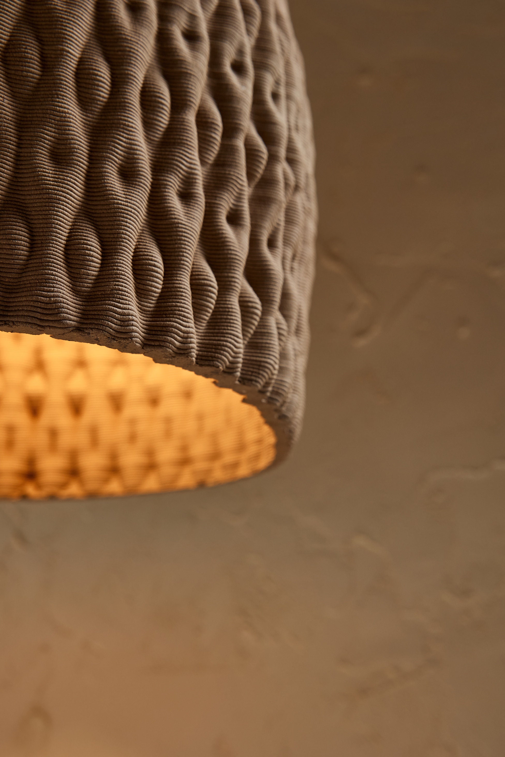 Ceramic Real 3D Printing Pendant Light Sandy Brown Nest Beehive - Etsy
