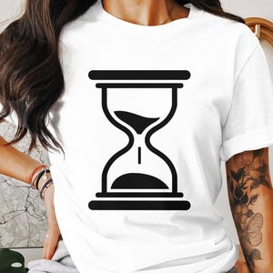 Hourglass SVG - Sand Timer Clock Vintage Timepiece Silhouette Clipart ...