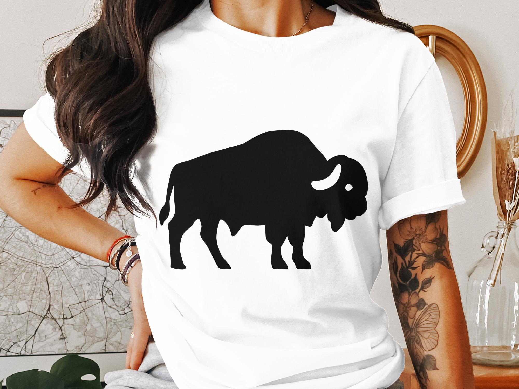 Buffalo SVG PNG Eps, Commercial Use Clipart Vector Graphics for Wall ...
