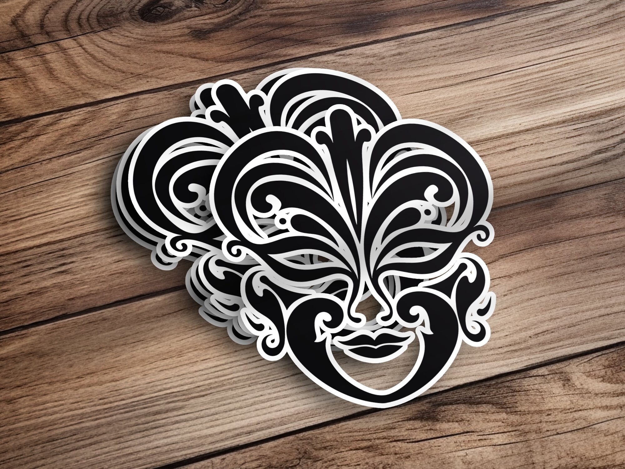 Mask SVG PNG Eps, Commercial Use Clipart Vector Graphics for Wall Art ...