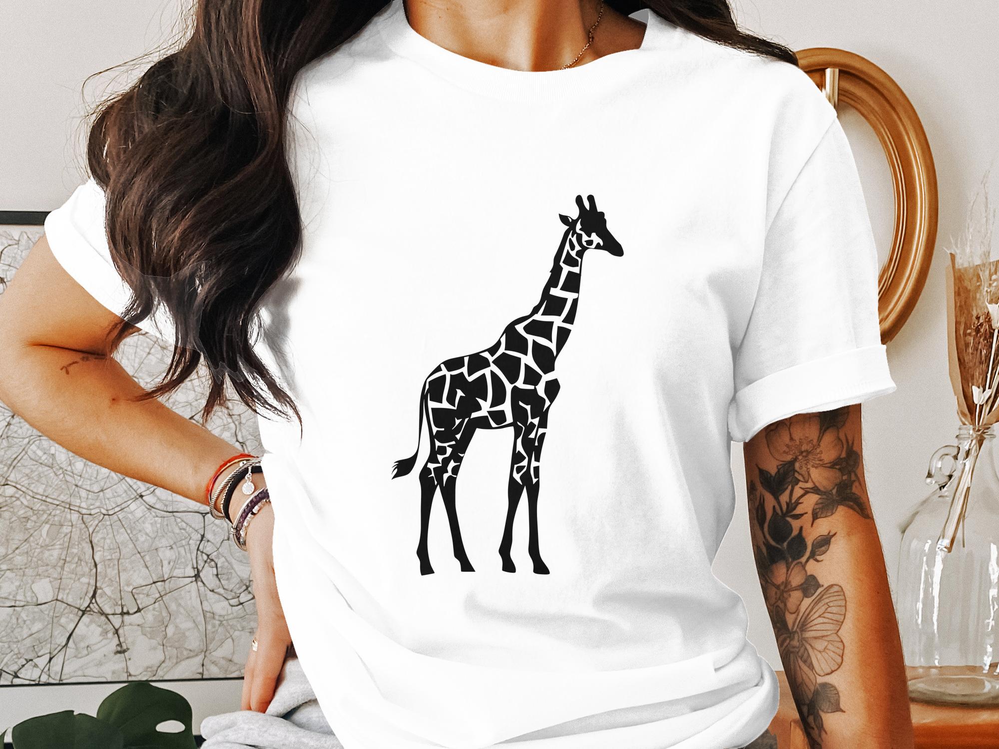 Giraffe SVG - African Safari Animal Giraffe Silhouette Clipart Cut File ...