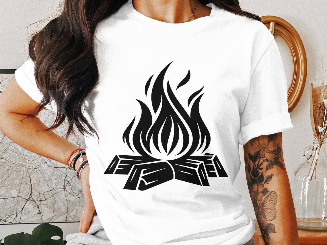 Campfire SVG PNG Eps Commercial Use Clipart Vector Graphics - Etsy