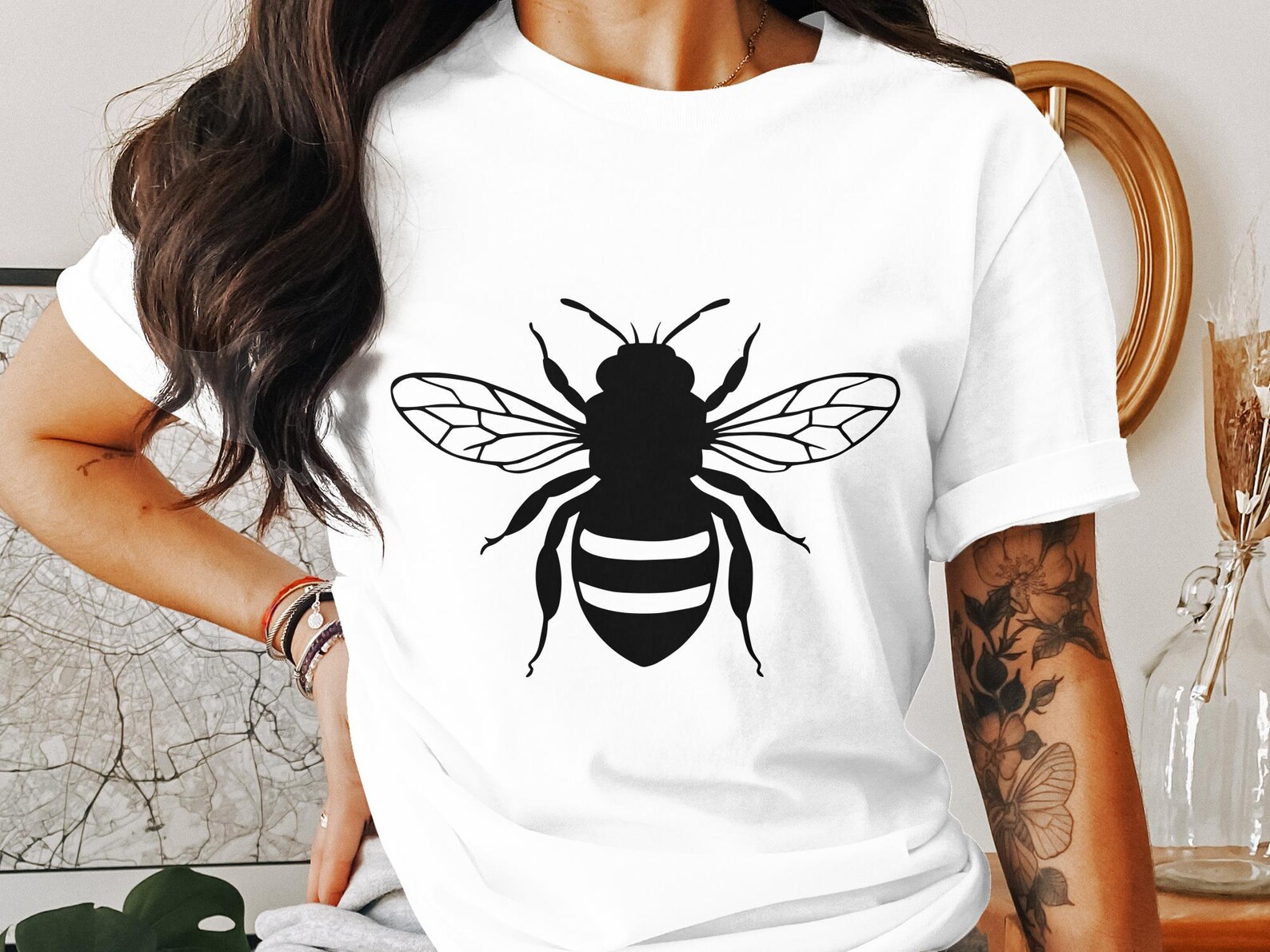 Bee SVG - Honey Bee Insect Bumble Bee Pollinator Wildlife Silhouette ...