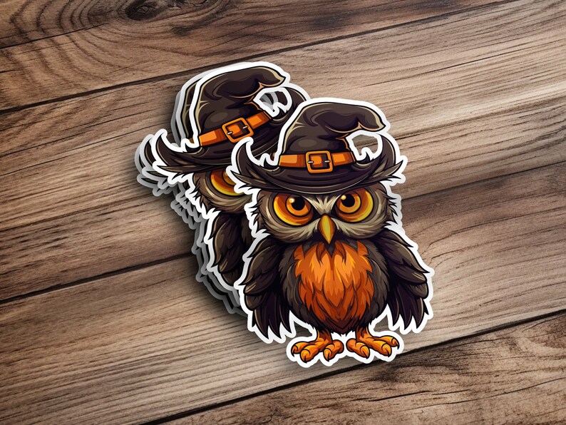 Cartoon Halloween Owl SVG PNG Eps, Commercial Use Clipart Vector ...