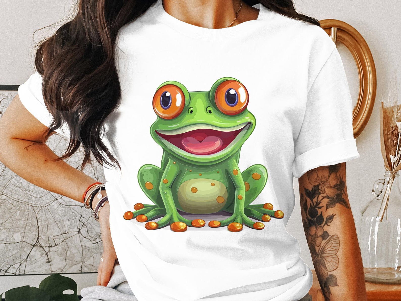 Cartoon Tree Frog SVG PNG Eps, Commercial Use Clipart Vector Graphics ...