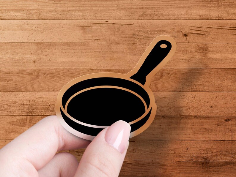 Frying Pan SVG PNG Eps, Commercial Use Clipart Vector Graphics for Wall ...