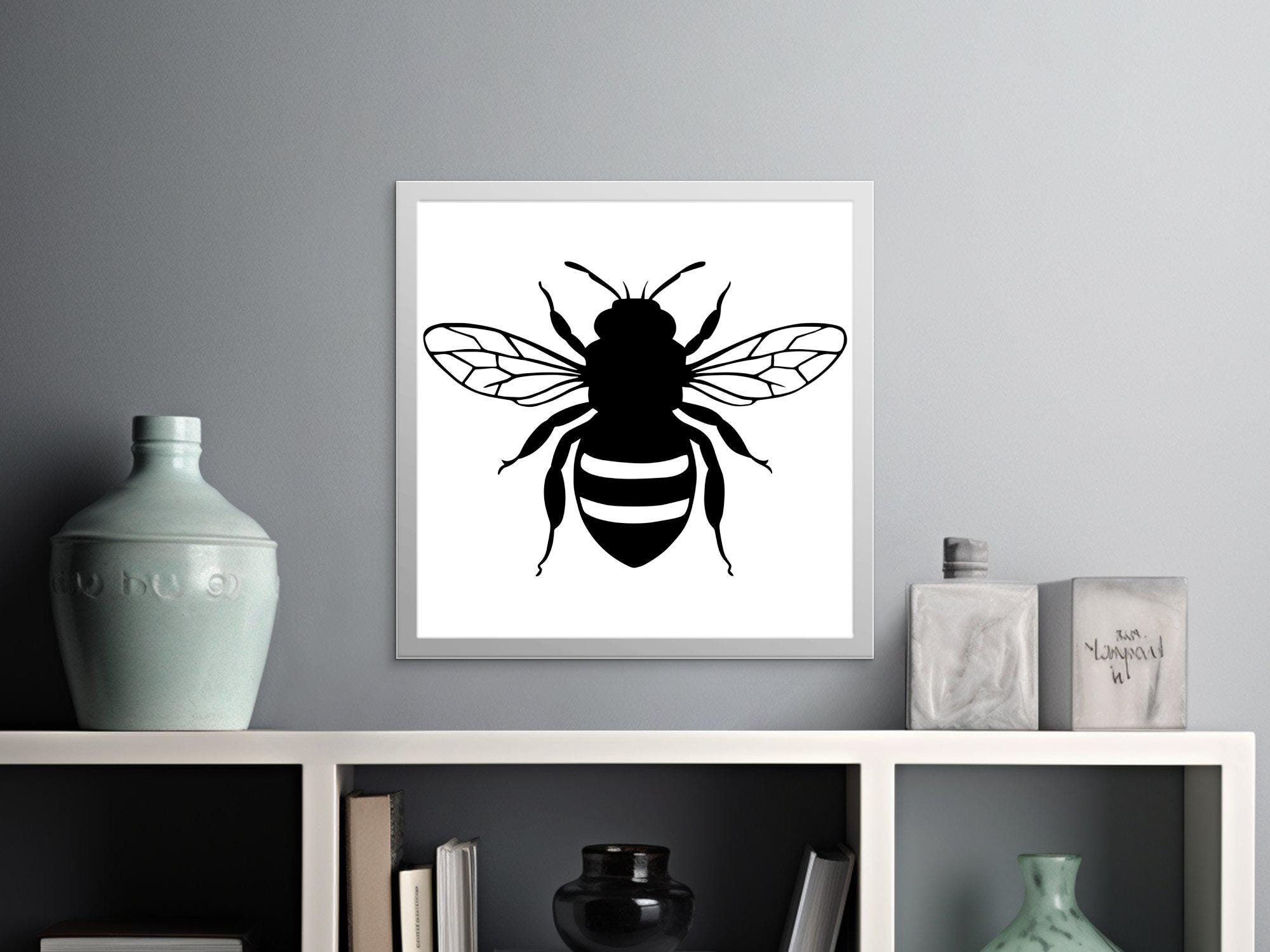 Bee SVG - Honey Bee Insect Bumble Bee Pollinator Wildlife Silhouette ...
