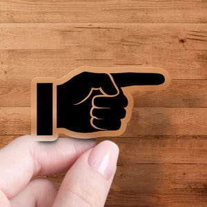 Pointing Hand SVG - Pointer Finger Hand Gesture Sign Silhouette Clipart ...
