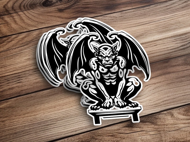 Gargoyle SVG PNG Eps, Commercial Use Clipart Vector Graphics for Wall ...