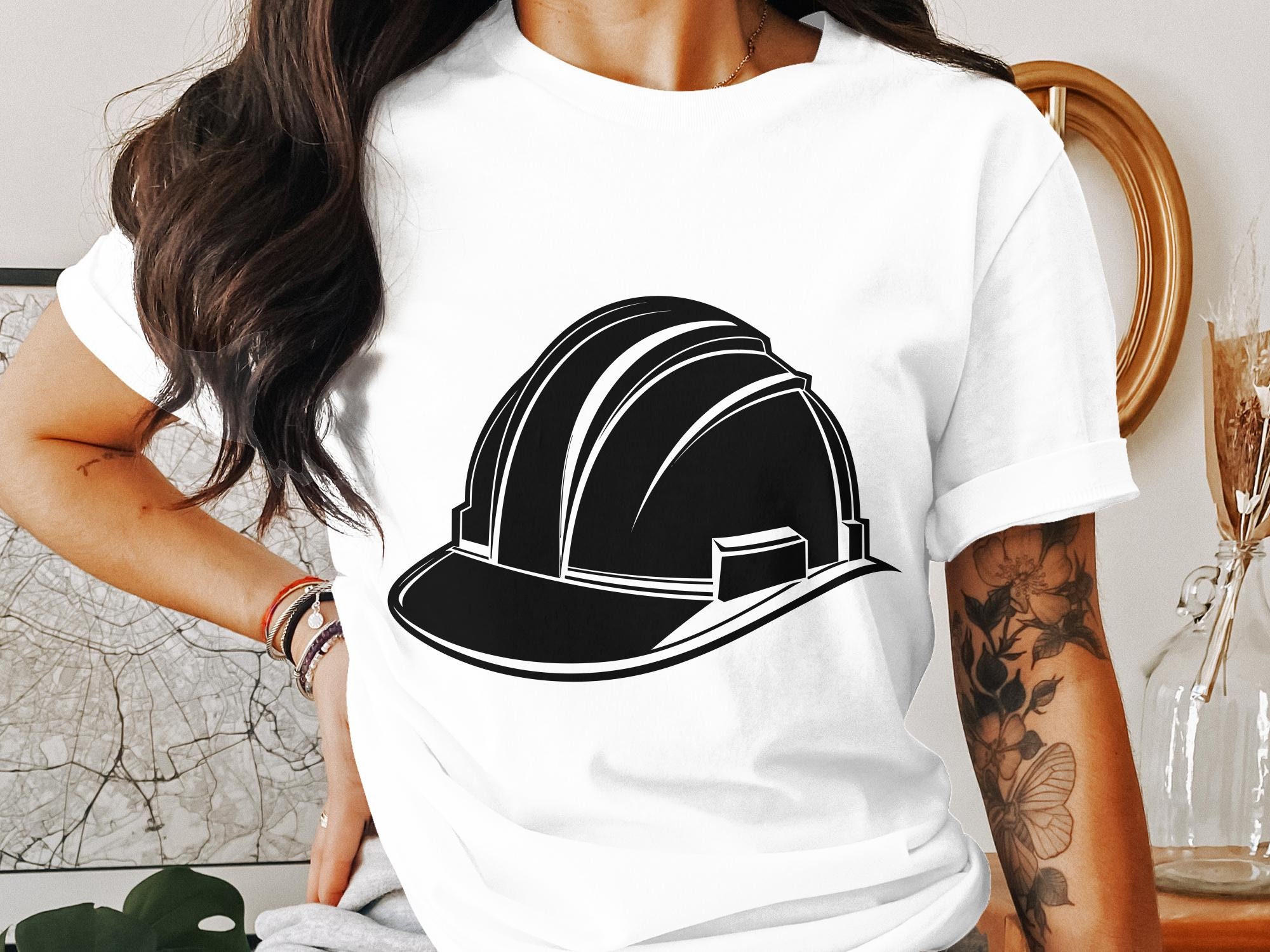 Hard Hat SVG PNG Eps, Commercial Use Clipart Vector Graphics for Wall ...