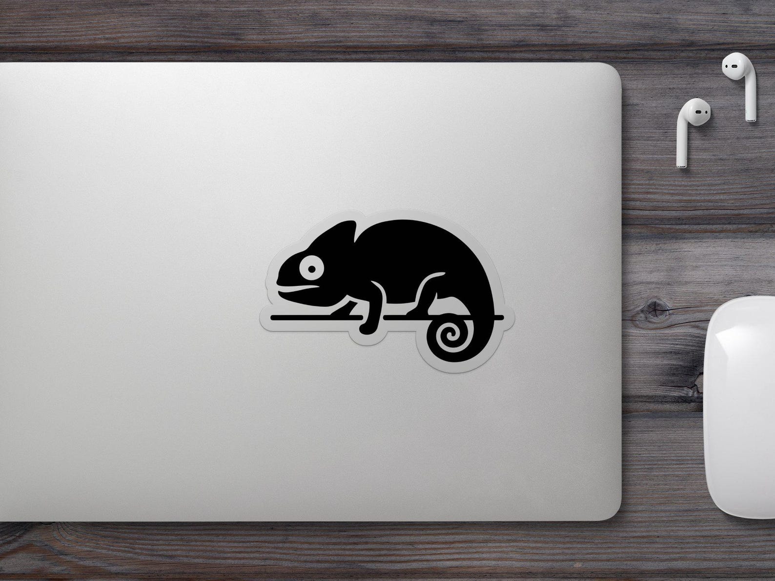 Chameleon SVG - Camouflage Lizard Reptile Animals Silhouette Clipart ...