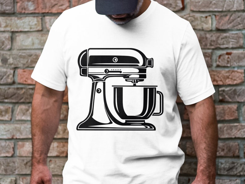 Stand Mixer SVG PNG Eps, Commercial Use Clipart Vector Graphics for ...