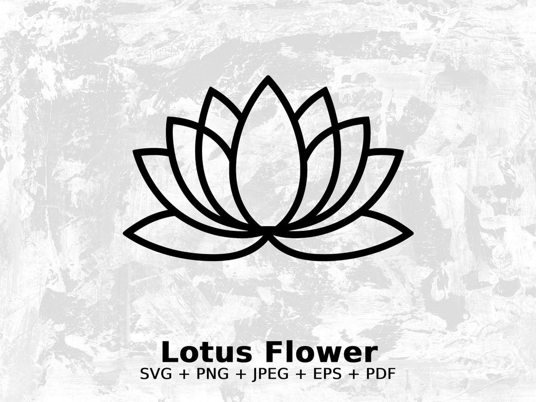 Lutus Flower SVG PNG Eps, Commercial Use Clipart Vector Graphics for ...