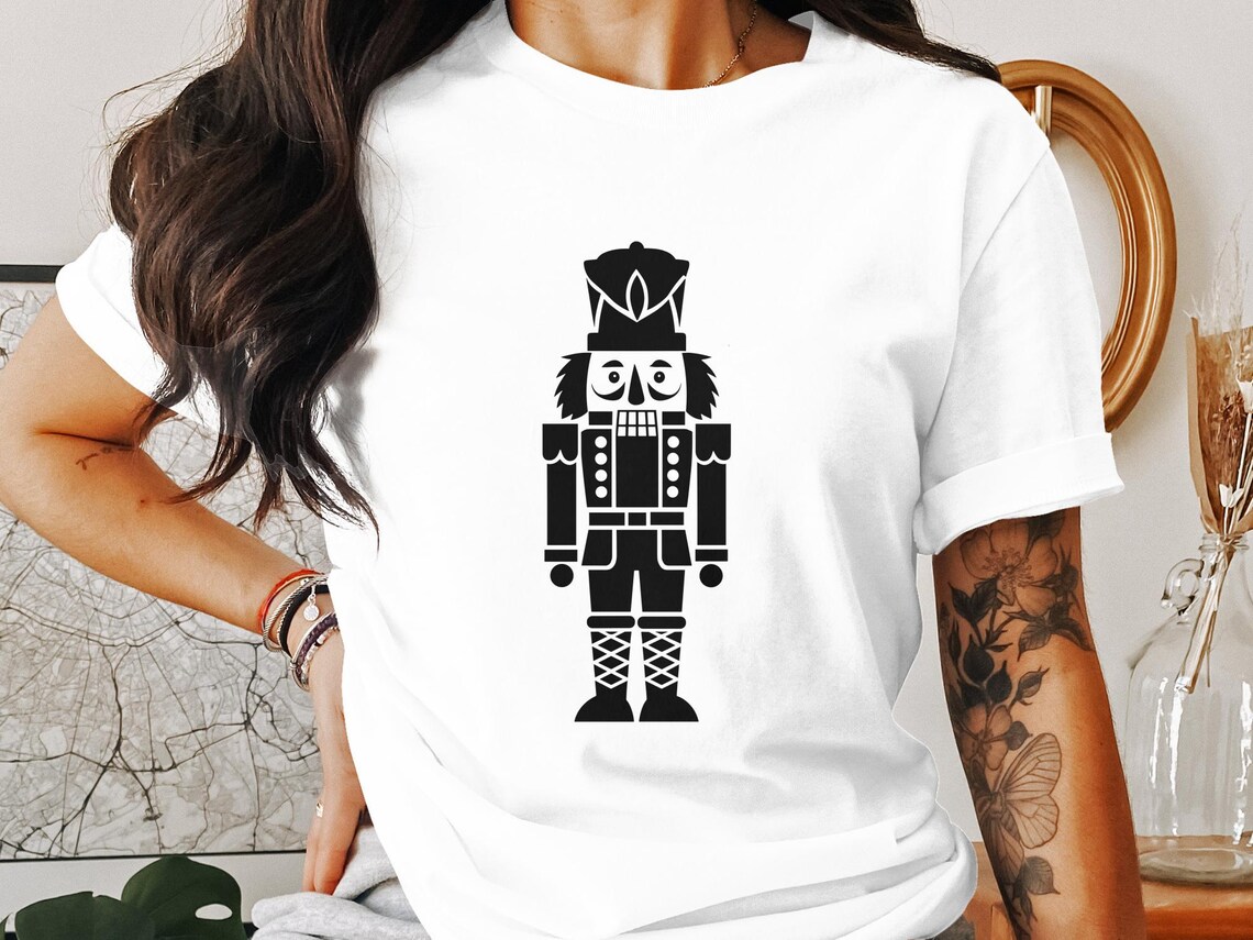 Nutcracker Soldier SVG - Christmas Nut Cracker Man Silhouette Clipart ...