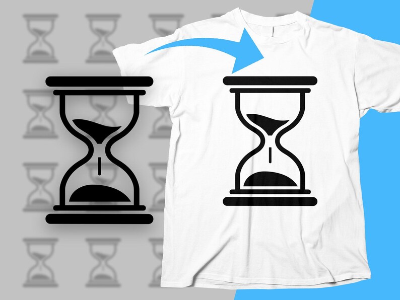 Hourglass SVG - Sand Timer Clock Vintage Timepiece Silhouette Clipart ...