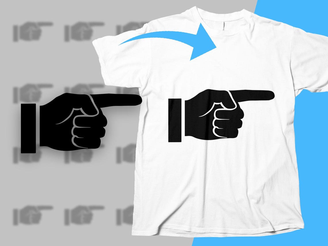 Pointing Hand SVG - Pointer Finger Hand Gesture Sign Silhouette Clipart ...