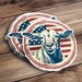 American Flag Goat SVG PNG Eps, Commercial Use Clipart Vector Graphics ...