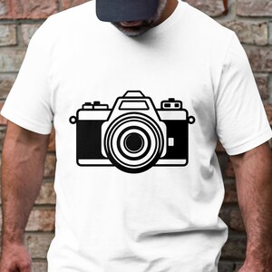 Camera SVG PNG Eps, Commercial Use Clipart Vector Graphics for Wall Art ...