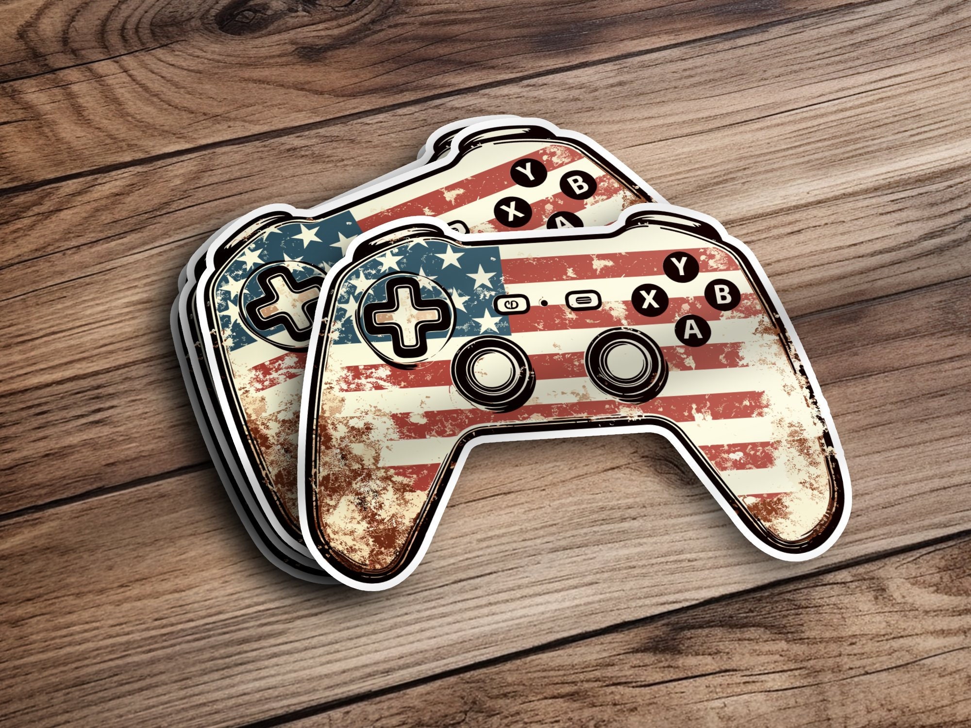 American Flag Gaming-controller SVG PNG Eps, Commercial Use Clipart ...