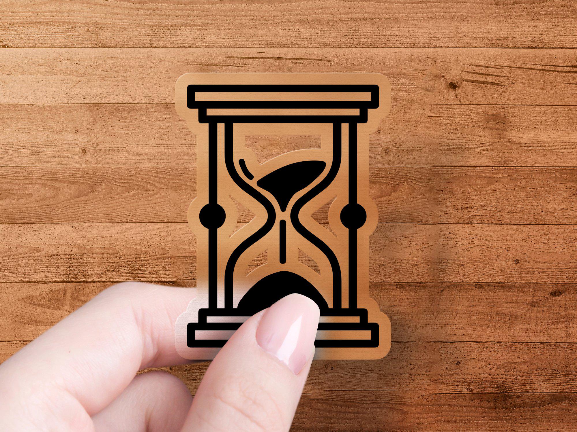 Hourglass SVG Hourglass Clock Silhouette Clipart Cut File, Instant ...